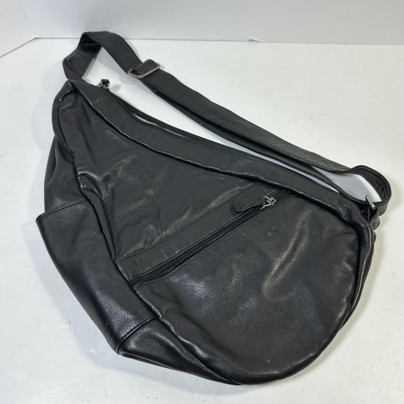 Ameribag | Bags | Ameribag Classic Leather Healthy Back Bag Black ...